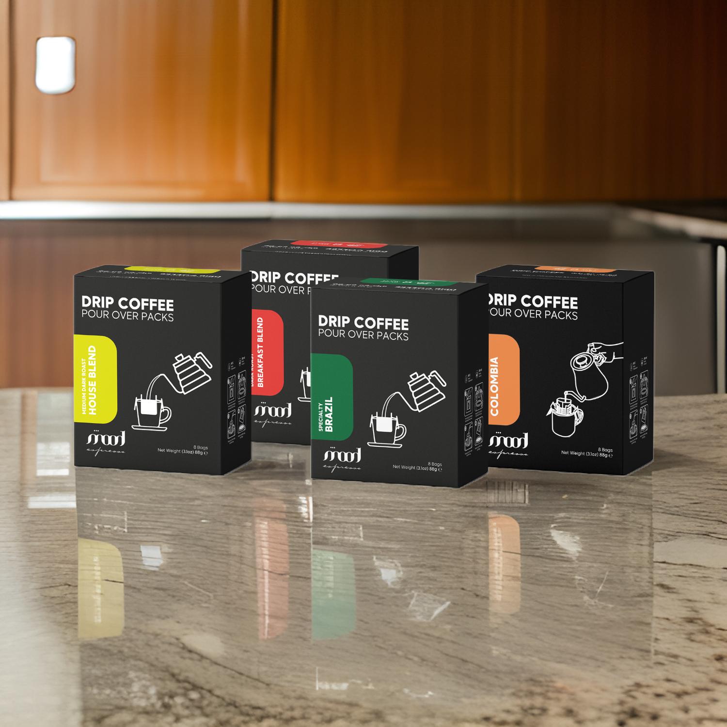 Drip Coffee - Pour Over Packs-Mood Espresso UAE - Mood Espresso
