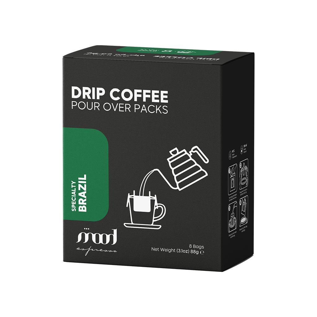 Specialty Brazil Drip Coffee - Single Origin, 100% Arabica - Mood Espresso