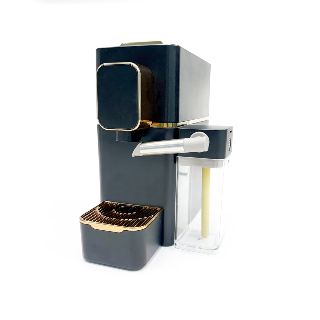 Mood Espresso coffee machine with milk frother|Free 30 coffee capsules ...